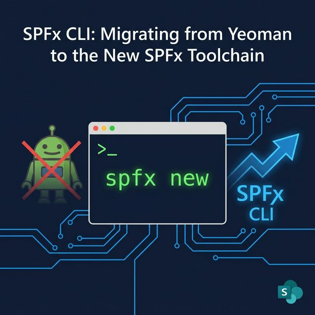 Migrating from Yeoman to the New SPFx CLI in 2026 | ImRizwan